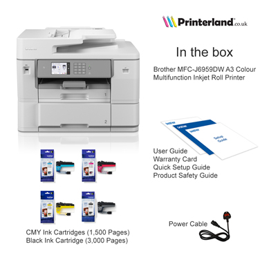 Brother MFC-J6959DW A3 Colour Multifunction Inkjet Banner Printer ...