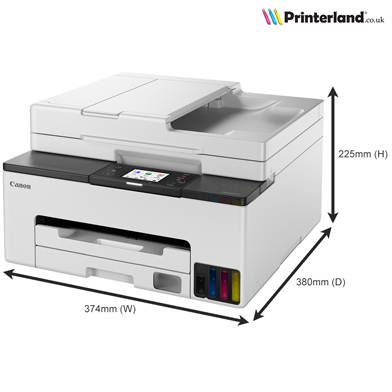 Canon MAXIFY GX2050 MegaTank A4 Colour Multifunction Inkjet Printer ...