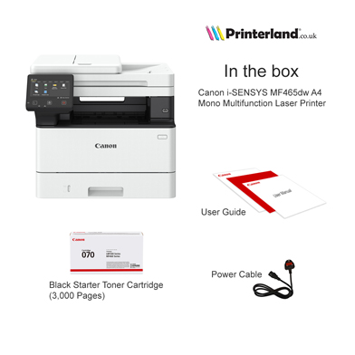 Canon i-SENSYS MF465dw A4 Mono Multifunction Laser Printer - 5951C024