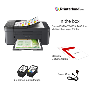 Canon PIXMA TR4755i A4 Colour Multifunction Inkjet Printer - 5074C038