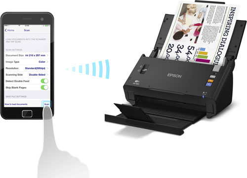 Epson WorkForce DS-560 Wi-Fi Document Scanner - B11B221401BY