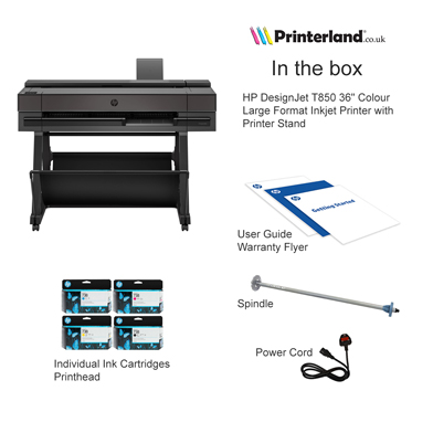 HP DesignJet T850 36" Colour Large Format Inkjet Printer - 2Y9H0A