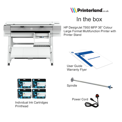 HP DesignJet T950 MFP 36" Colour Large Format Multifunction Printer ...