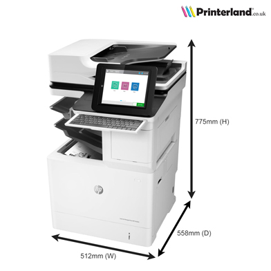 HP LaserJet Managed Flow MFP E62665z (with MPS) A4 Mono Multifunction ...
