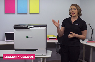 Lexmark CS820de A4 Colour Laser Printer - 21K0232