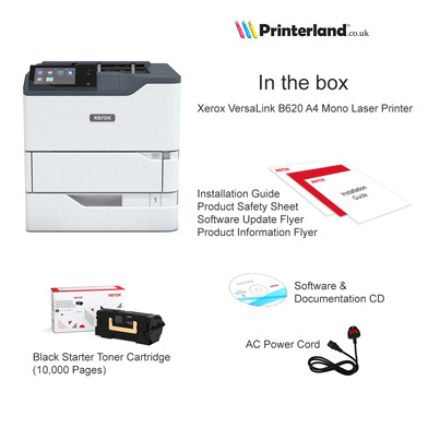 Xerox VersaLink B620 A4 Mono Laser Printer - B620V_DN