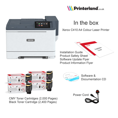 Xerox C410 A4 Colour Laser Printer - C410V_DN