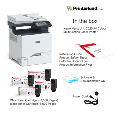 Xerox VersaLink C625 A4 Colour Multifunction Laser Printer - C625V_DN