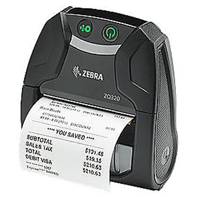 Zebra ZQ320 (Outdoor Use) Mobile Receipt Label Printer - ZQ32-A0E02TE-00