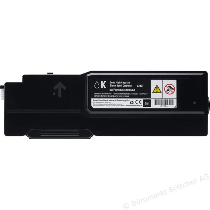 Dell 593-BBBU High Capacity Black Toner Cartridge (6,000 pages)