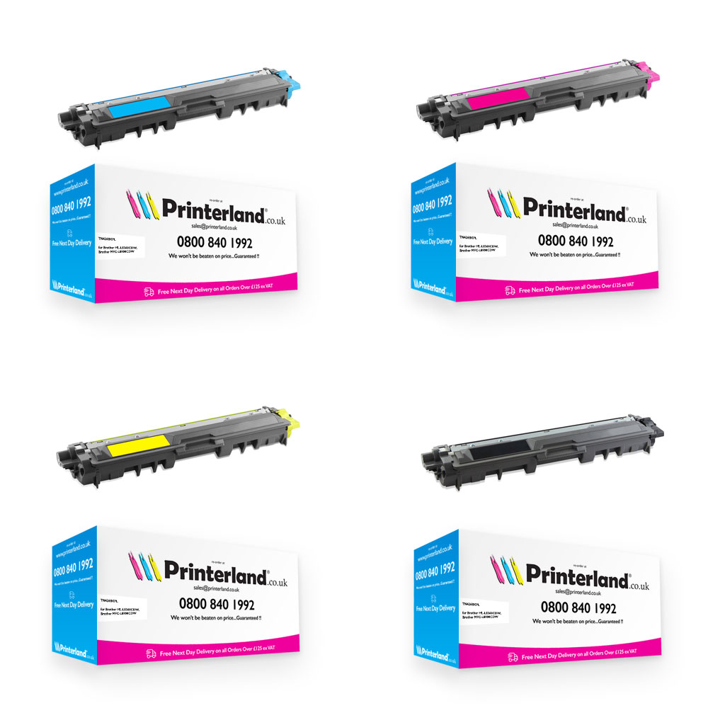Printerland Compatible Brother TN-247 Toner Cartridge Value Pack CMY (2 ...