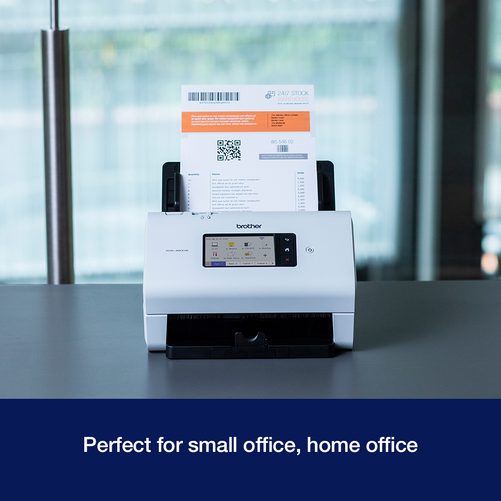 Brother ADS-4900W A4 Sheetfed Scanner - ADS4900WZU1