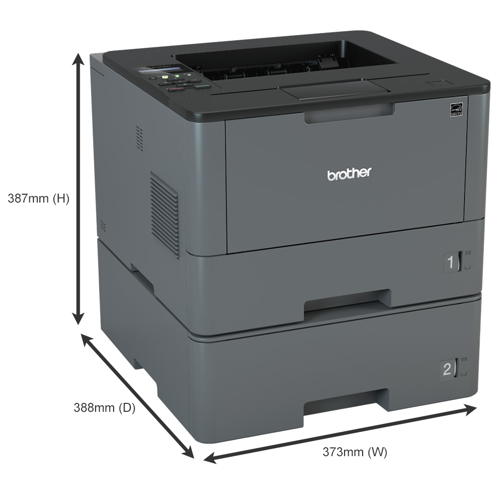 Brother HL-L5100DNT A4 Mono Laser Printer - HLL5100DNTZU1
