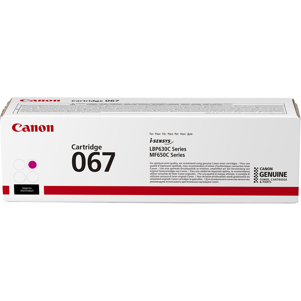 Canon 5100C002 LBP631 067 Magenta Toner Cartridge (1,250 Pages)