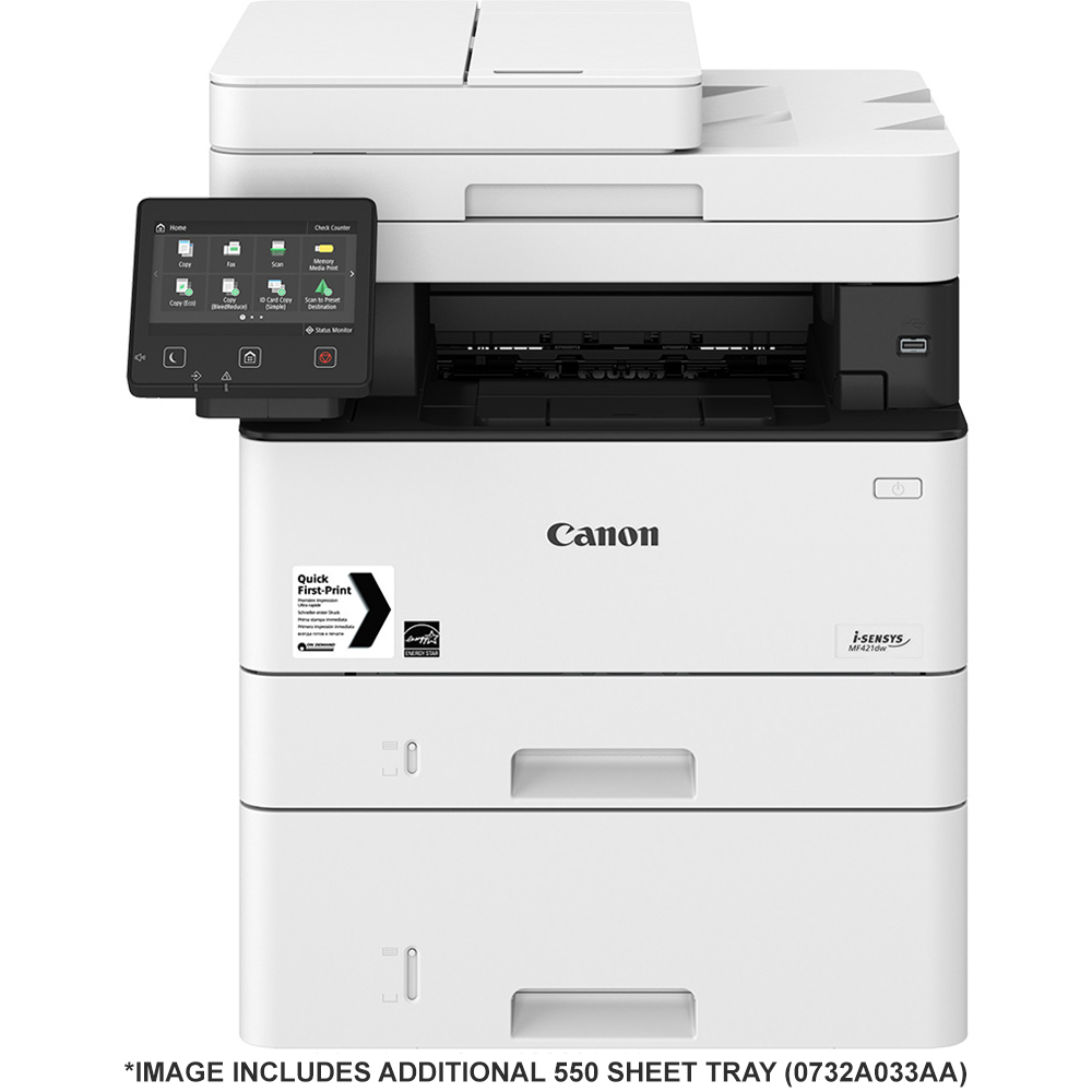 Canon i-SENSYS MF421dw A4 Mono Multifunction Laser Printer - 2222C041AA