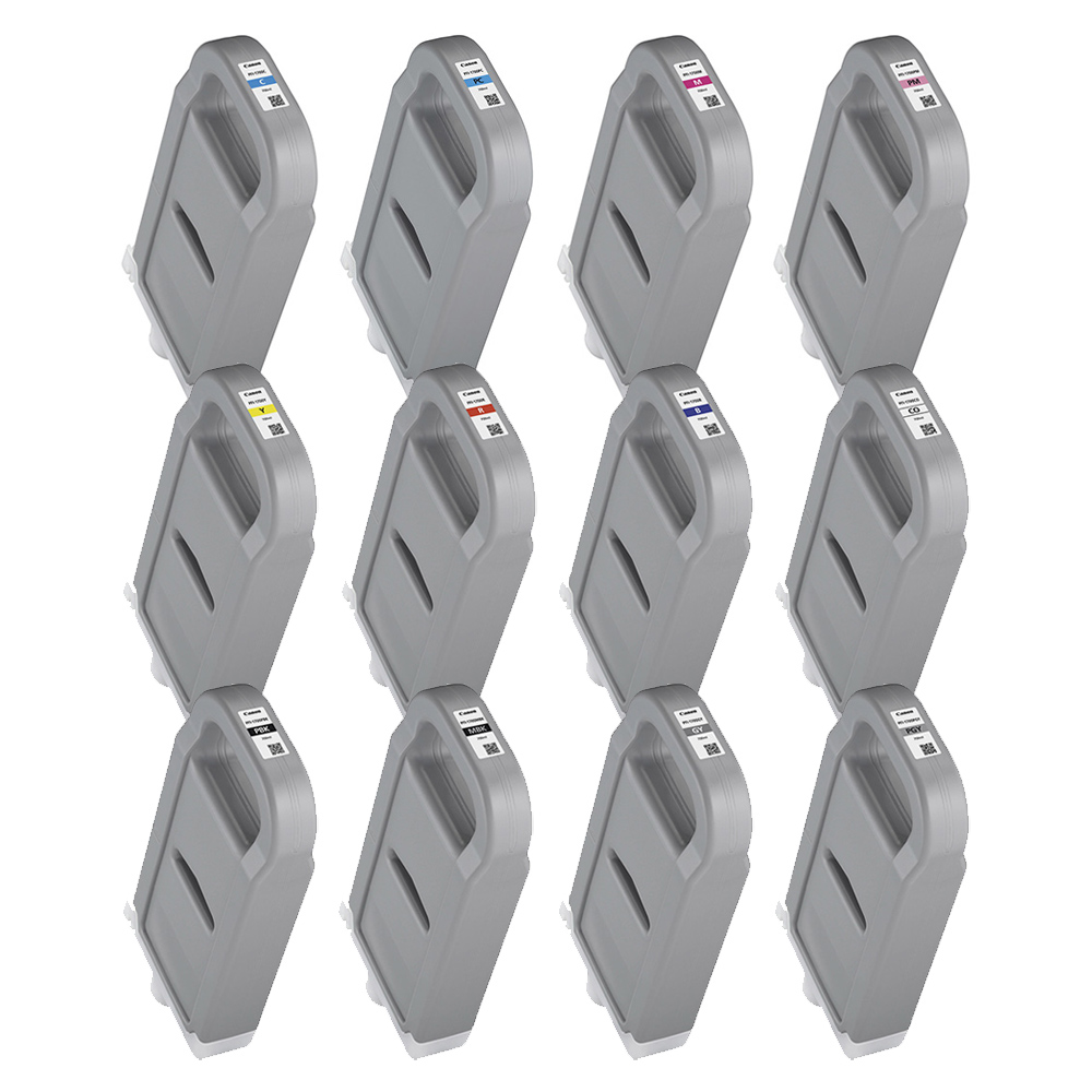Canon PFI-1700 12 Colour Ink Cartridge Value Pack (700ml)