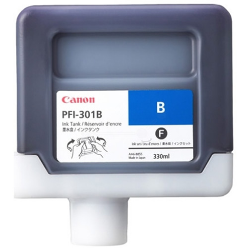 Canon 1494B001AA iPF8000 PFI-301B Blue Ink Cartridge (330ml)
