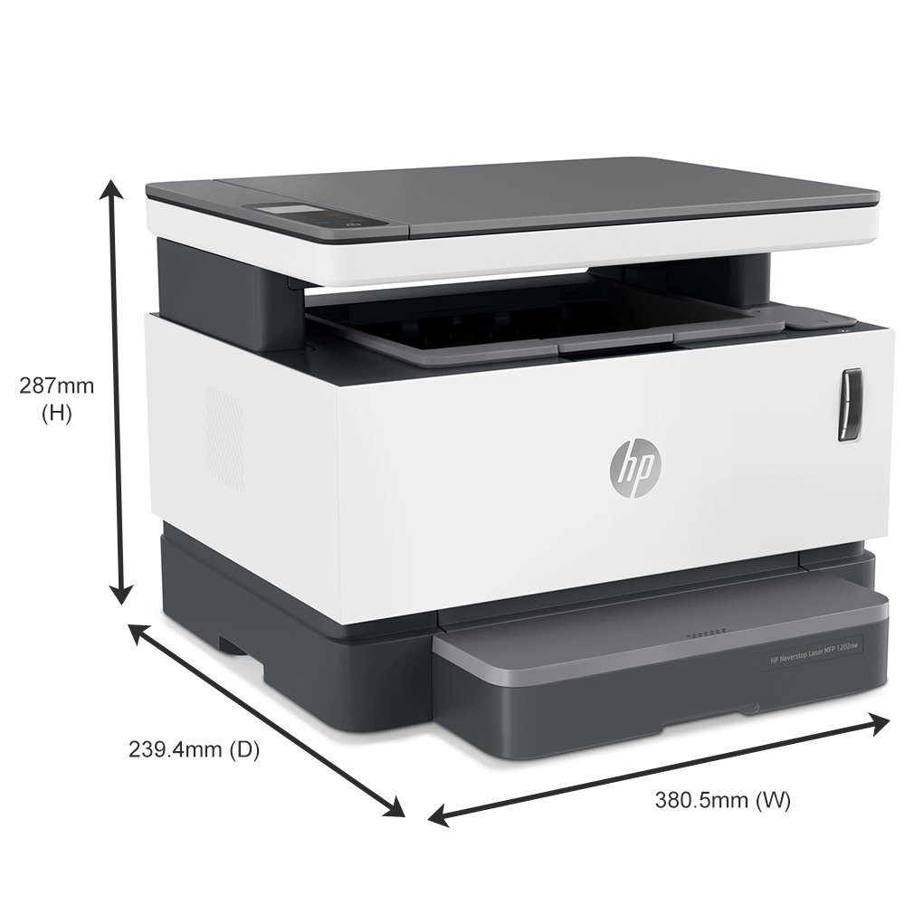 HP Neverstop Laser MFP 1202nw A4 Mono Multifunction Laser Printer - 5HG93A