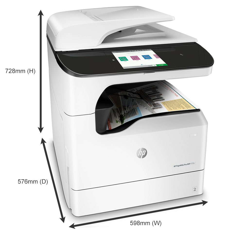 HP PageWide Pro 777z A3 Colour Multifunction Inkjet Printer - Y3Z55B