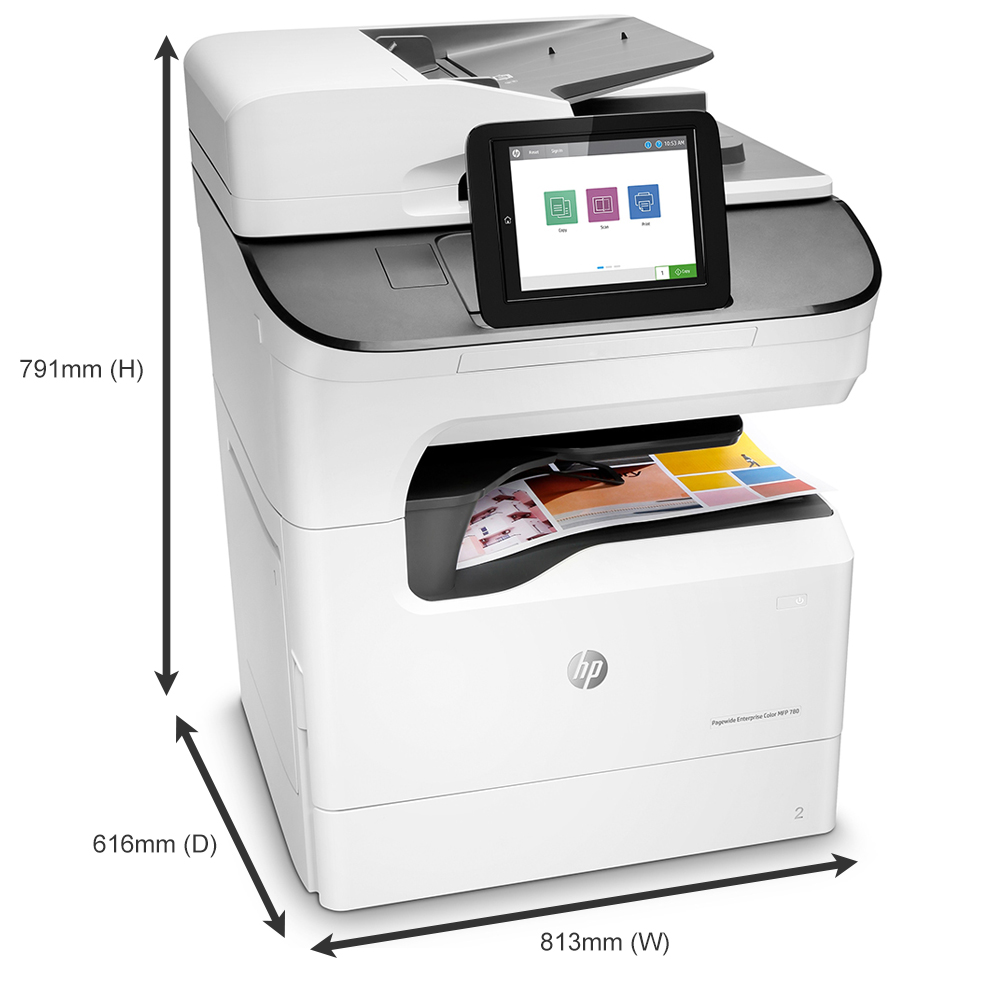 HP PageWide Enterprise Color 780dns A3 Colour Multifunction Inkjet ...