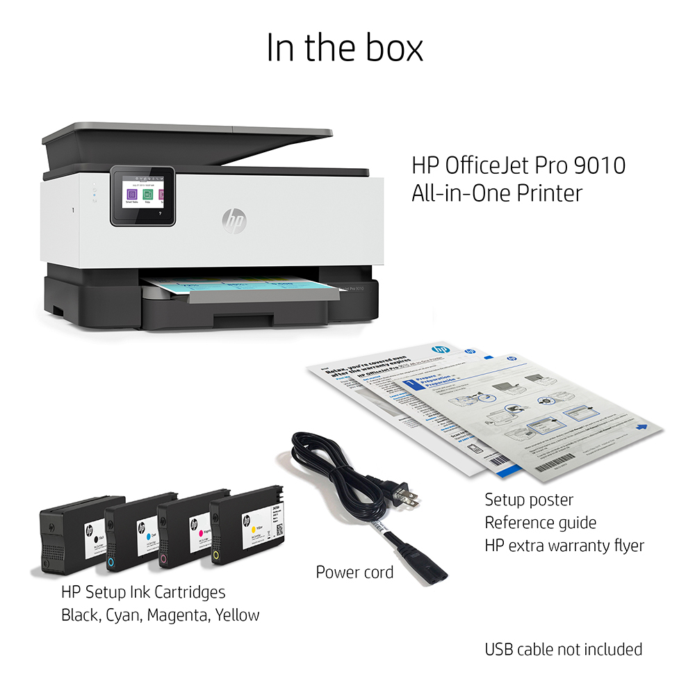 HP OfficeJet Pro 9010 A4 Colour Multifunction Inkjet Printer - 3UK83B