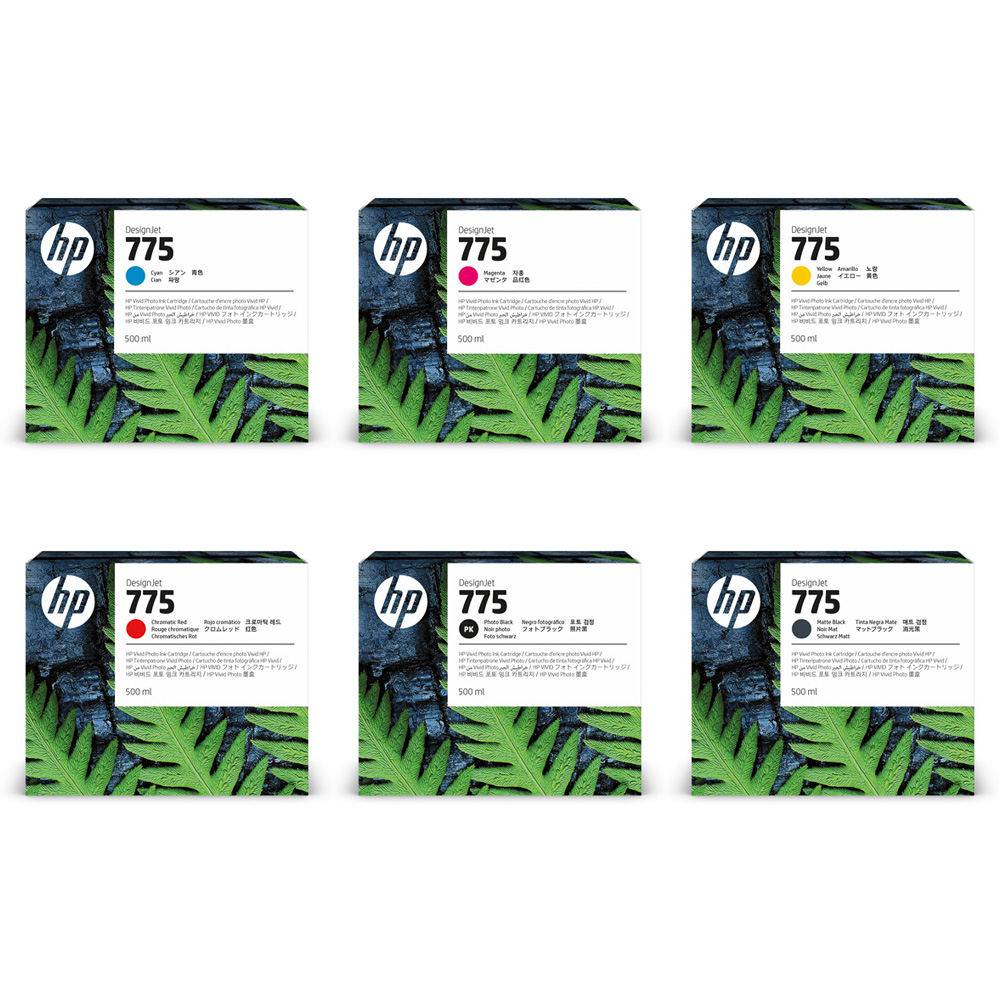 HP Z6 Pro 775 6 Colour Ink Cartridge Value Pack (6 x 500ml)