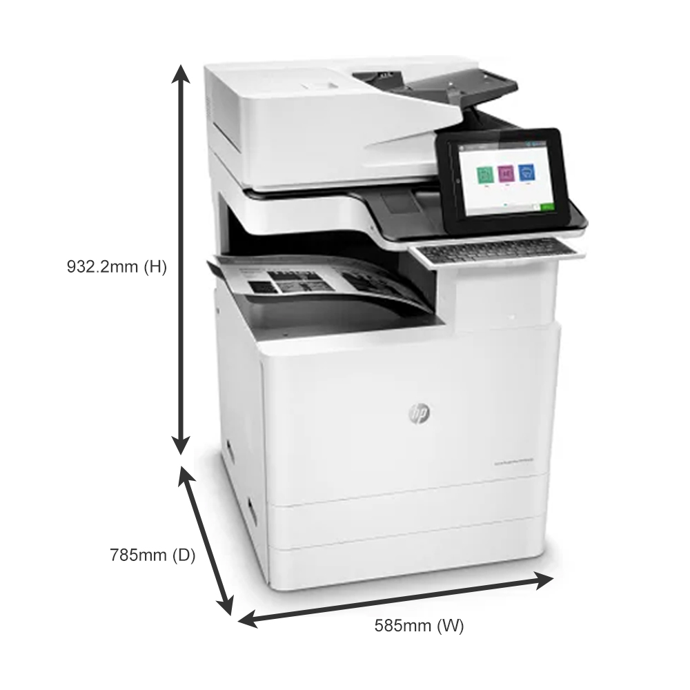 HP LaserJet Managed Flow MFP E82540z (with MPS) A3 Mono Multifunction ...
