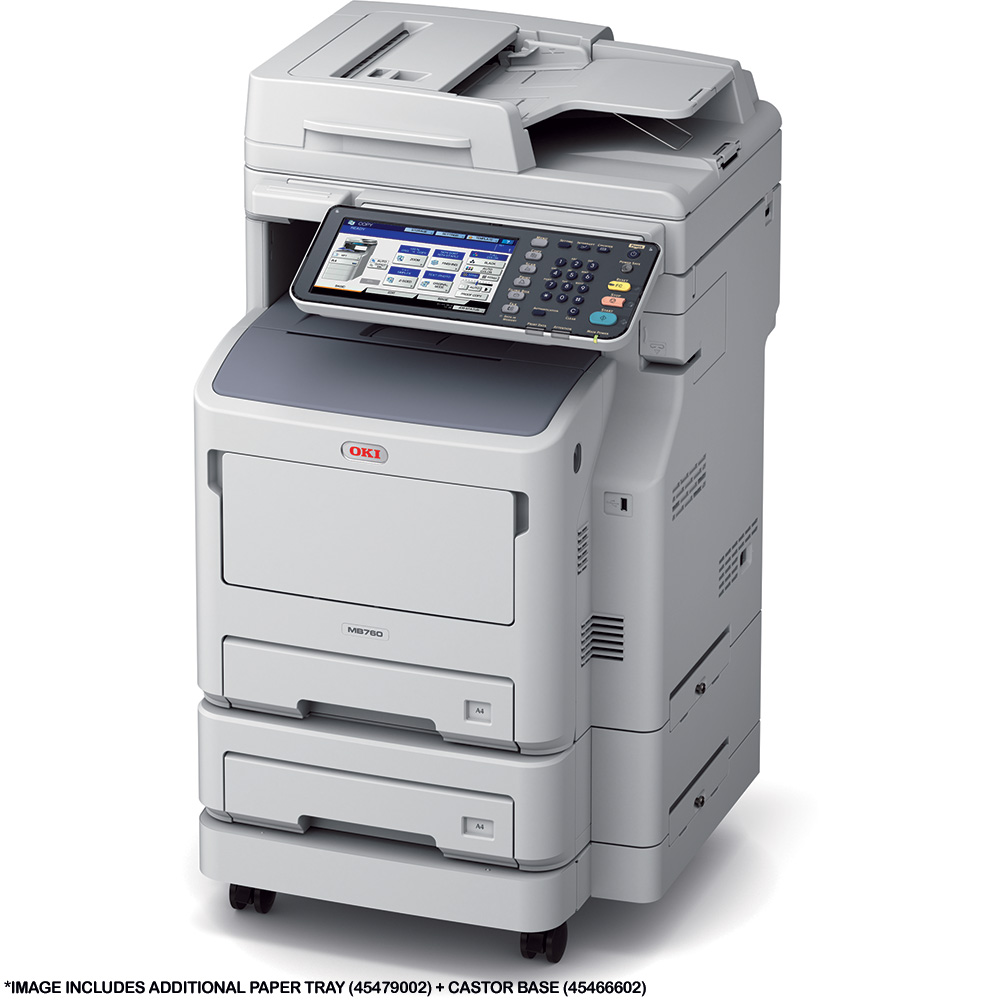 OKI MB760dnfax A4 Mono Multifunction LED Laser Printer - 01334401