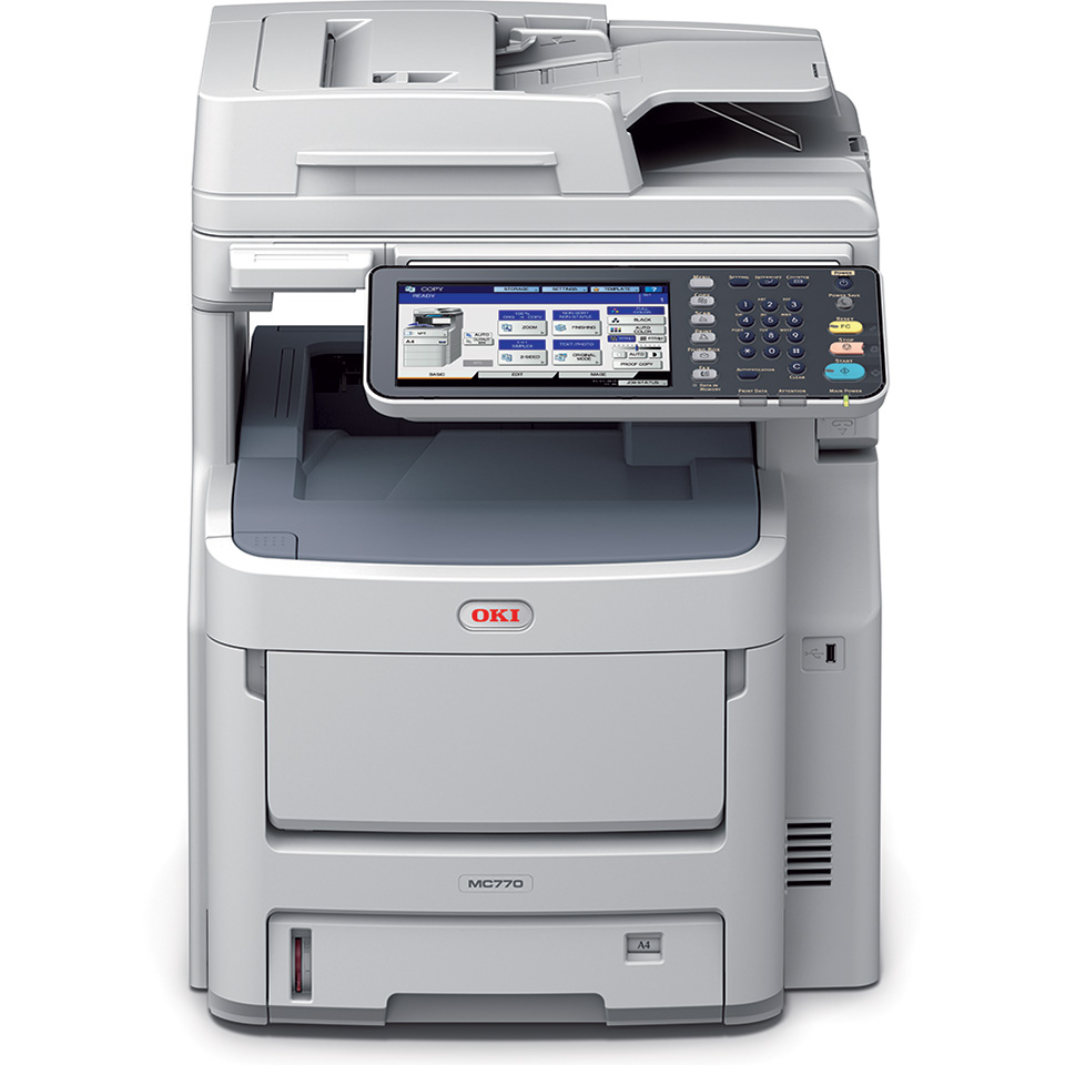 OKI MC770dnfax A4 Colour Multifunction LED Laser Printer - 01334303
