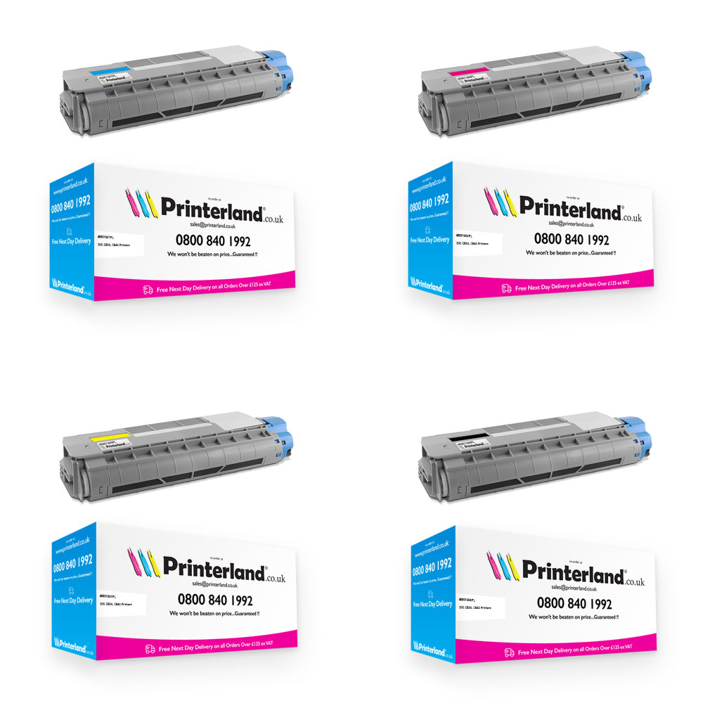 Printerland Compatible OKI High Capacity Toner Cartridge Value Pack ...