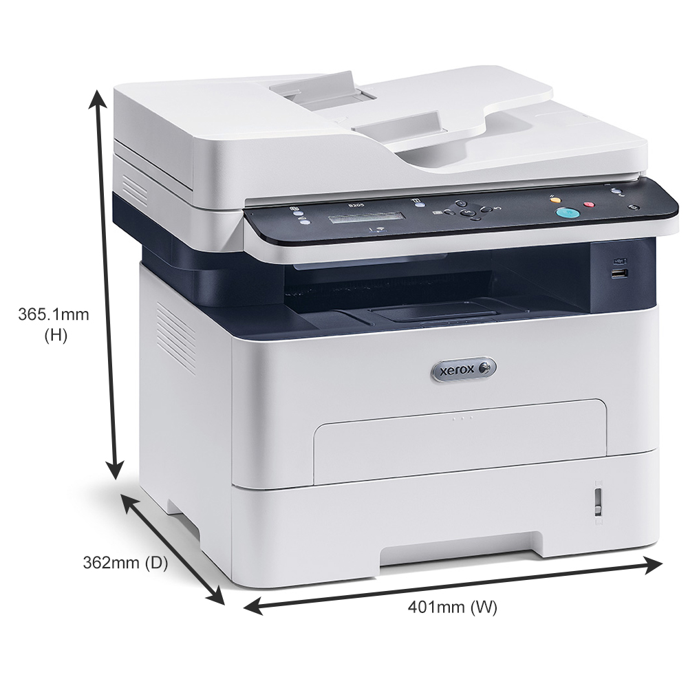 Xerox B205 A4 Mono Multifunction Laser Printer - B205V_NI