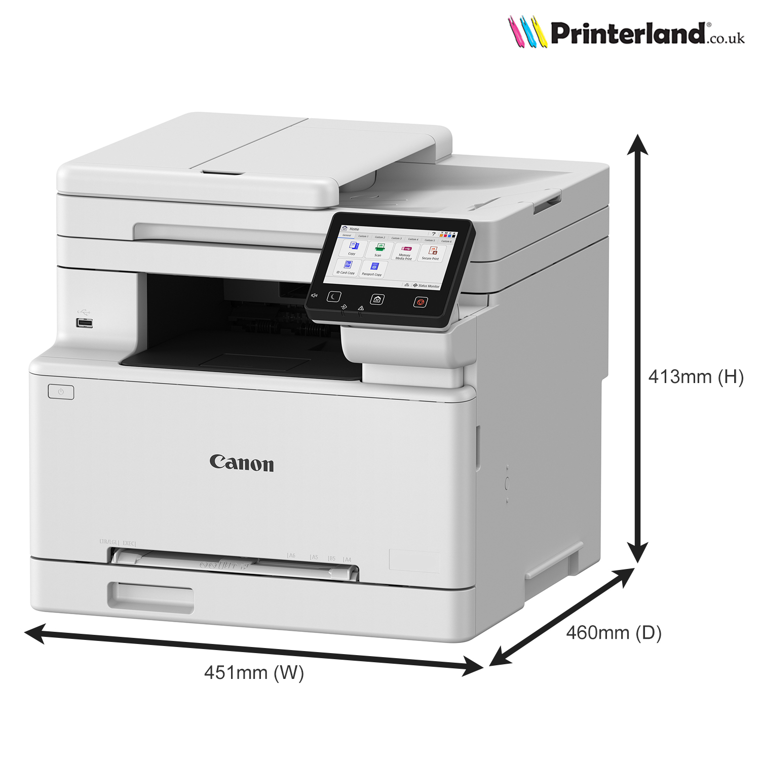 Canon i-SENSYS MF667Cdw A4 Colour Multifunction Laser Printer - 6928C020