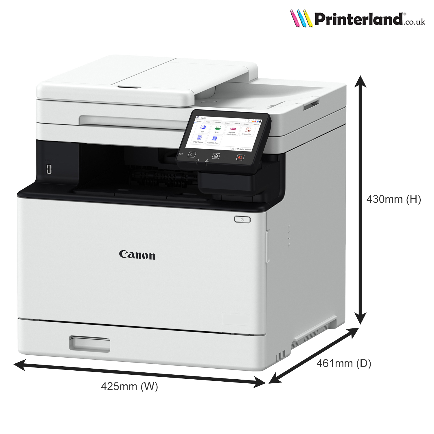 Canon i-SENSYS MF752Cdw II A4 Colour Multifunction Laser Printer - 7185C021