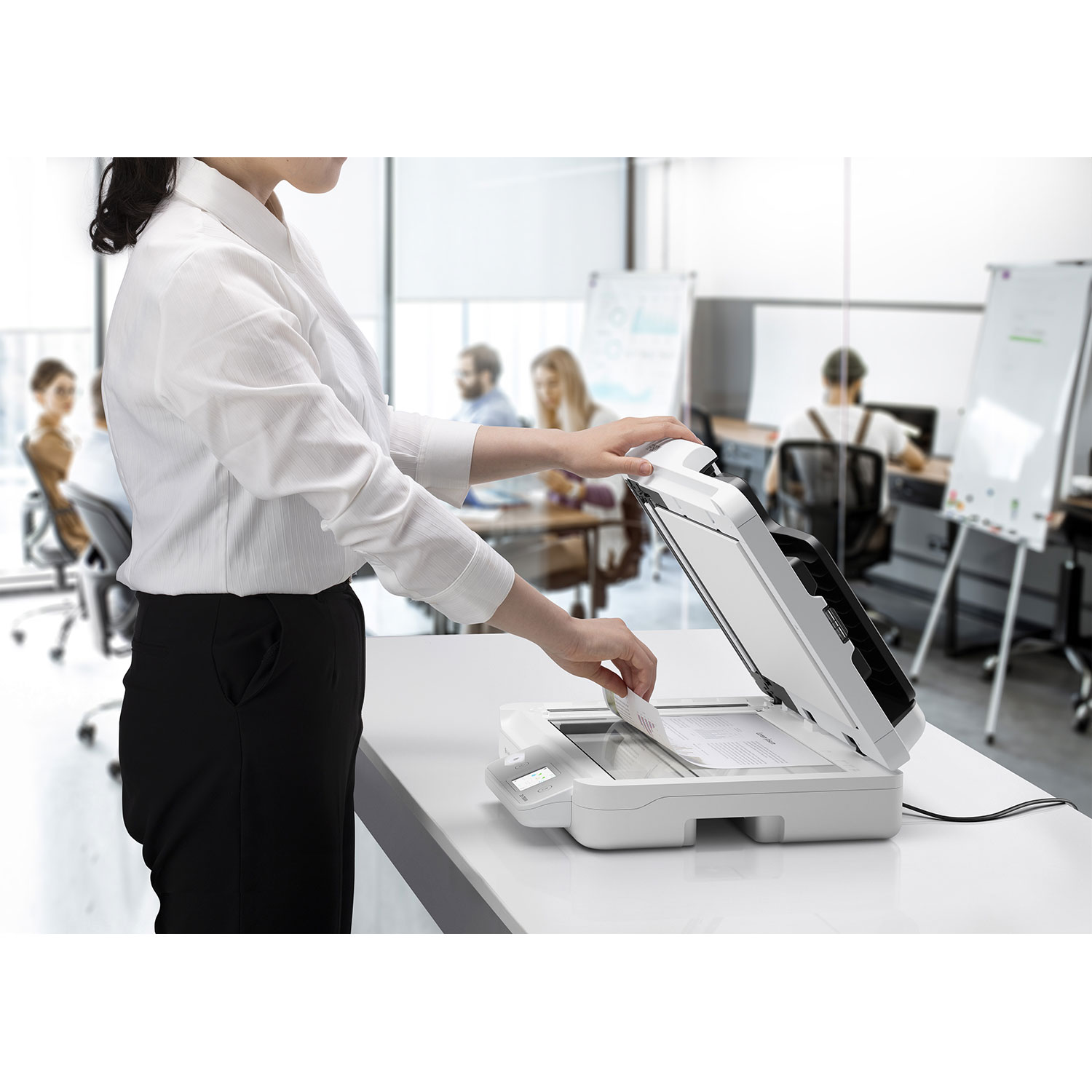Epson WorkForce DS-1760WN A4 Flatbed & Sheetfed Scanner - B11B274401BY