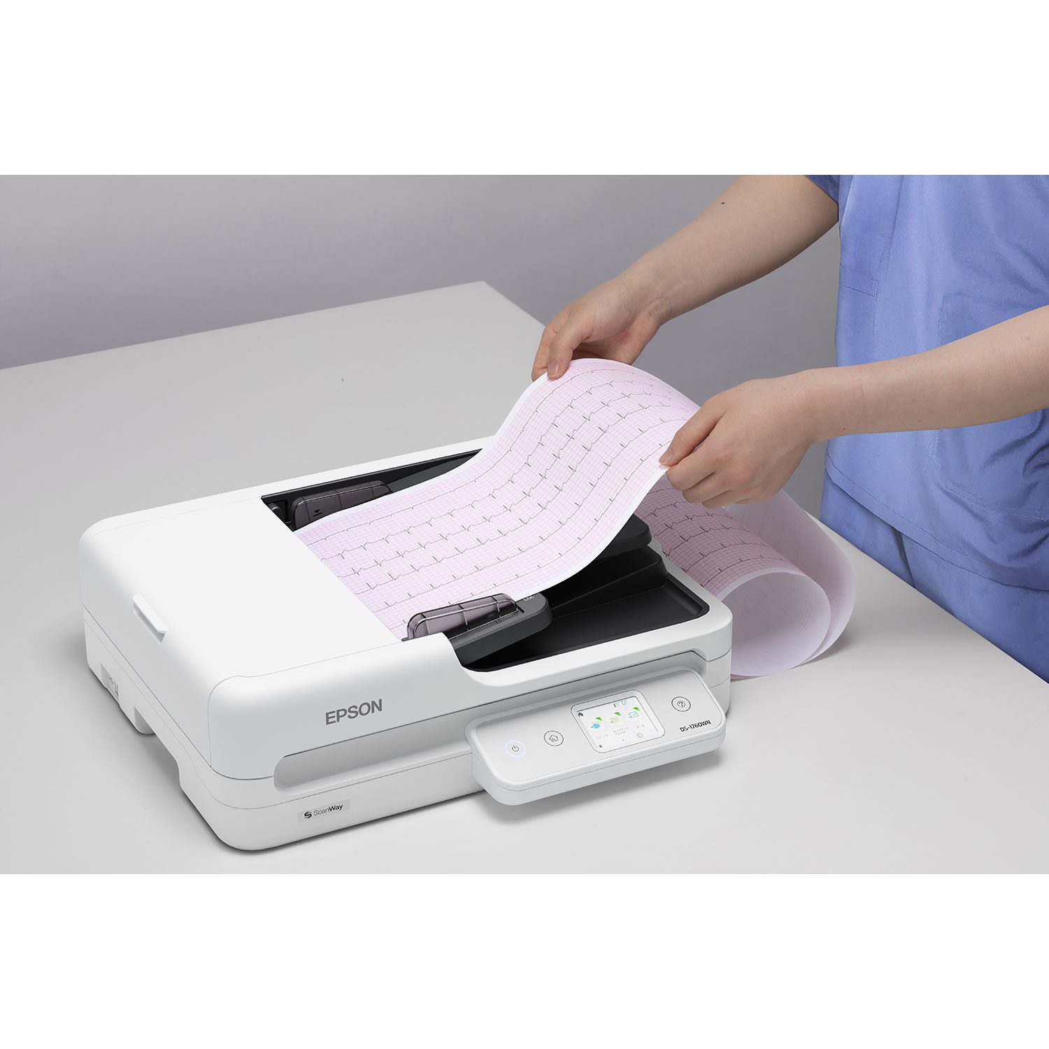 Epson WorkForce DS-1760WN A4 Flatbed & Sheetfed Scanner - B11B274401BY