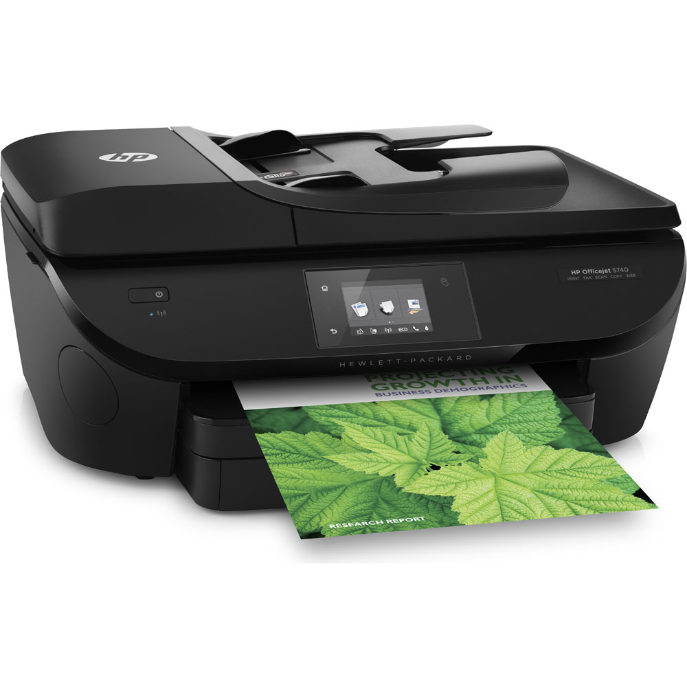 HP Officejet 5740 e-All-In-One A4 Colour Multifunction Thermal Inkjet ...