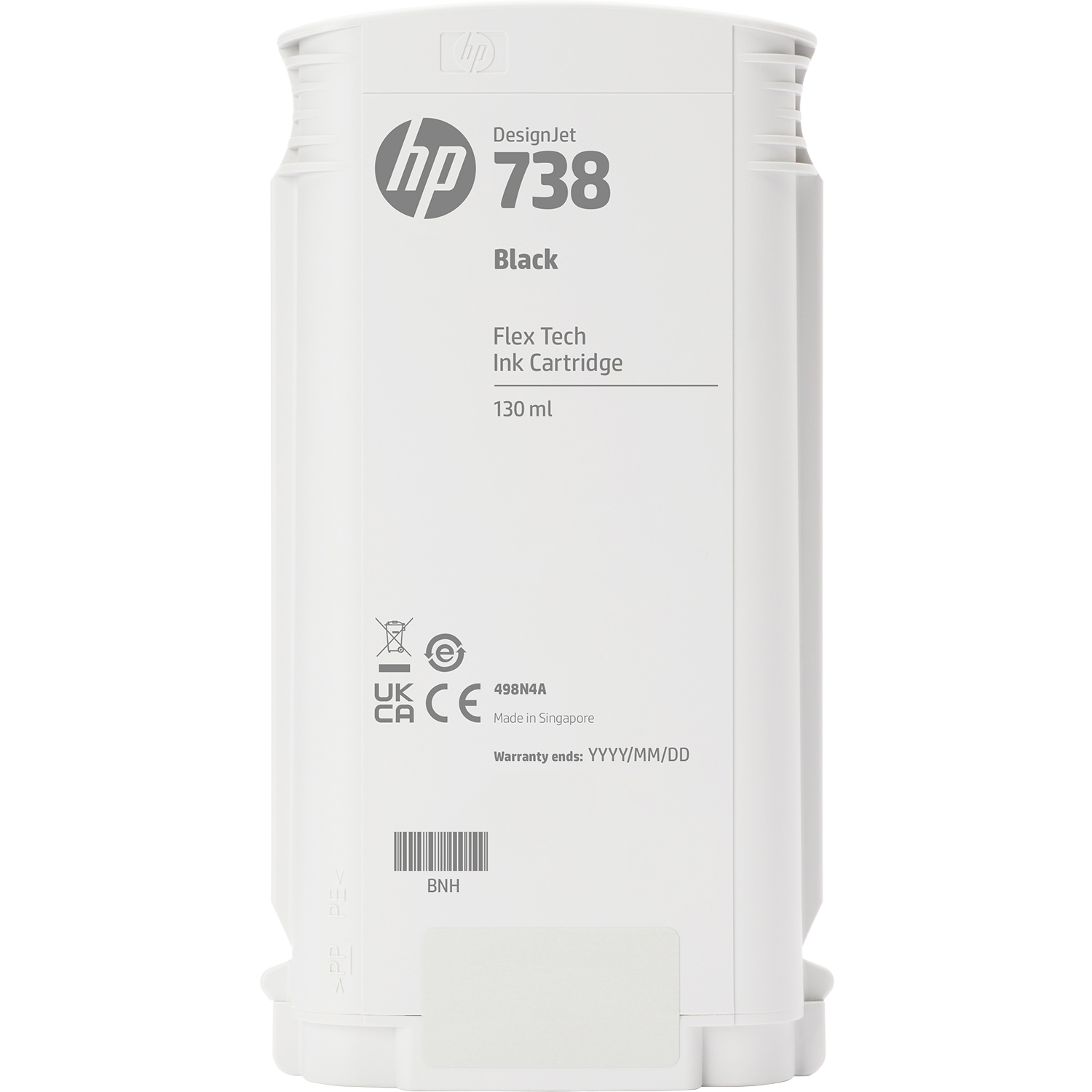 HP 498N4A T850 | T950 738 Black Ink Cartridge (130ml)