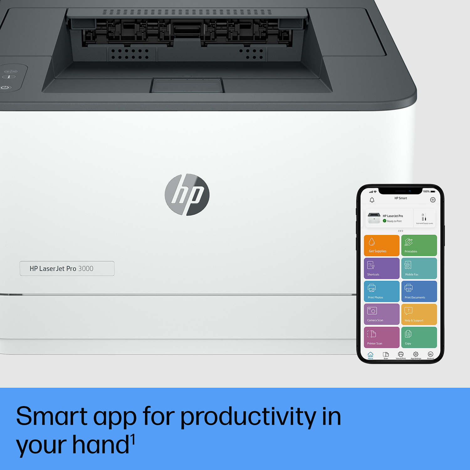 HP LaserJet Pro 3002dn A4 Mono Laser Printer - 3G651F