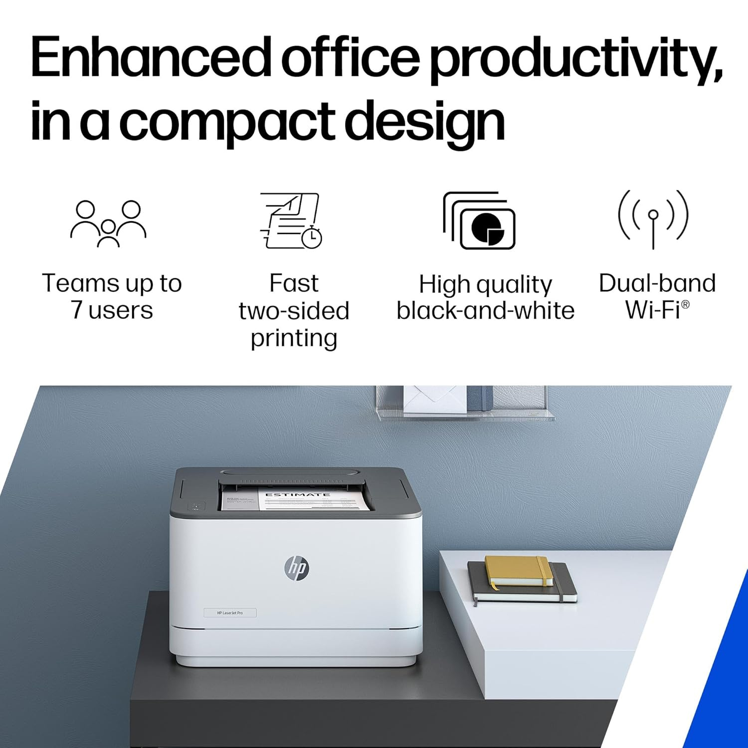 HP LaserJet Pro 3002dw A4 Mono Laser Printer - 3G652F