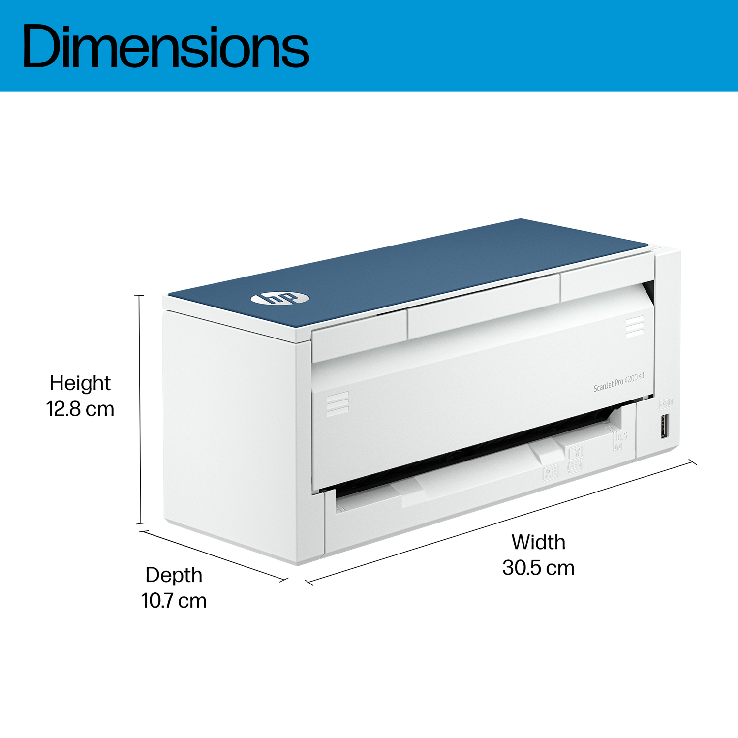 HP ScanJet Pro 4200 s1 A4 Sheetfed Scanner - 8Q4W2A
