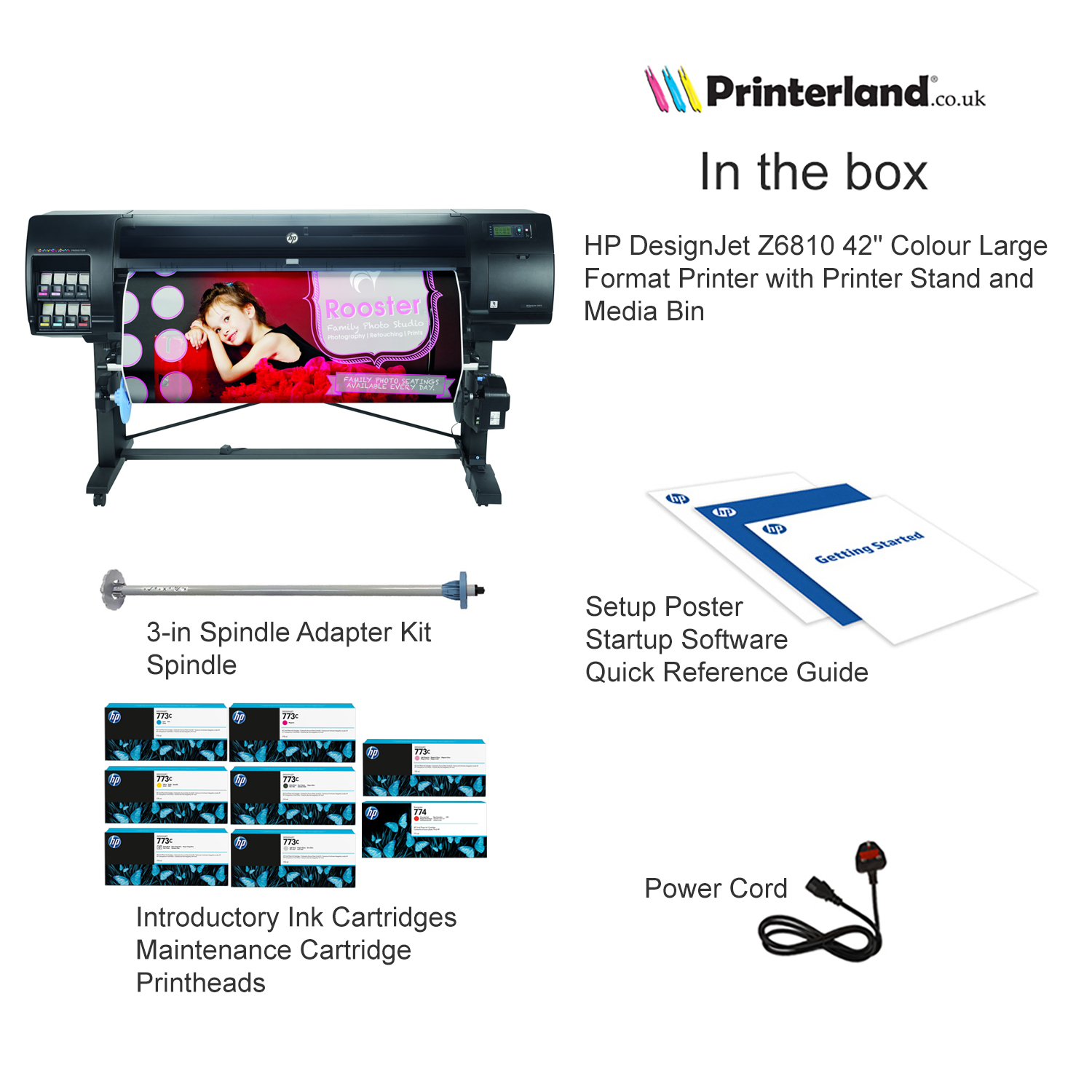 HP DesignJet Z6810 42" Colour Large Format Printer - 2QU12A