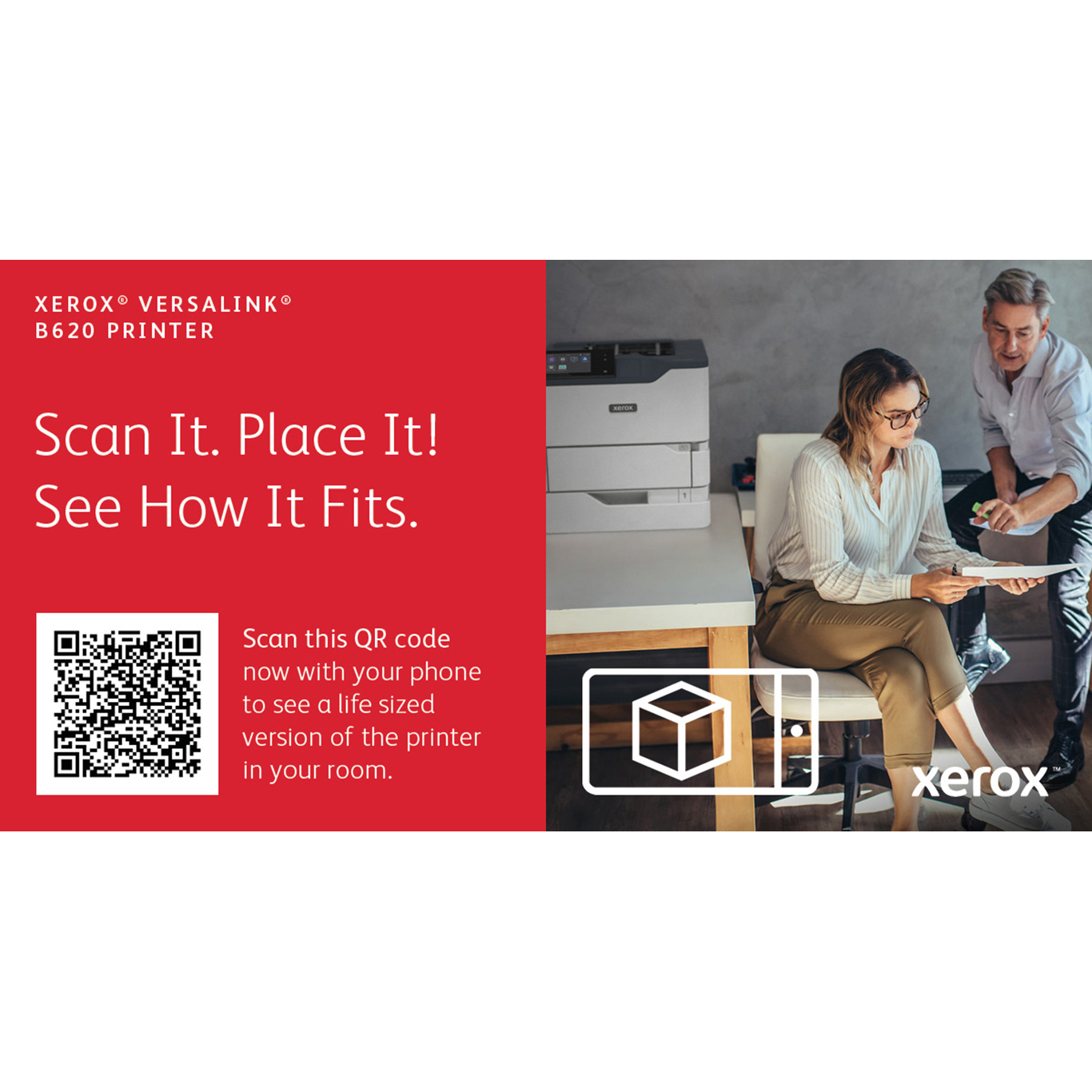 Xerox VersaLink B620 A4 Mono Laser Printer - B620V_DN