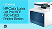 HP Color LaserJet Pro MFP 4302fdw A4 Colour Multifunction Laser Printer ...