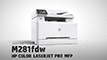 HP Color LaserJet Pro MFP M281fdw A4 Colour Multifunction Laser Printer ...